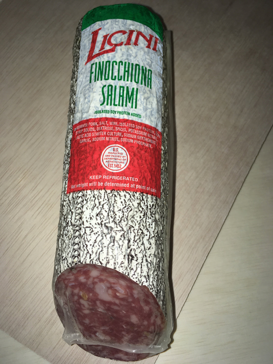 Licini Finocchiona Salami – Ceriello Fine Foods